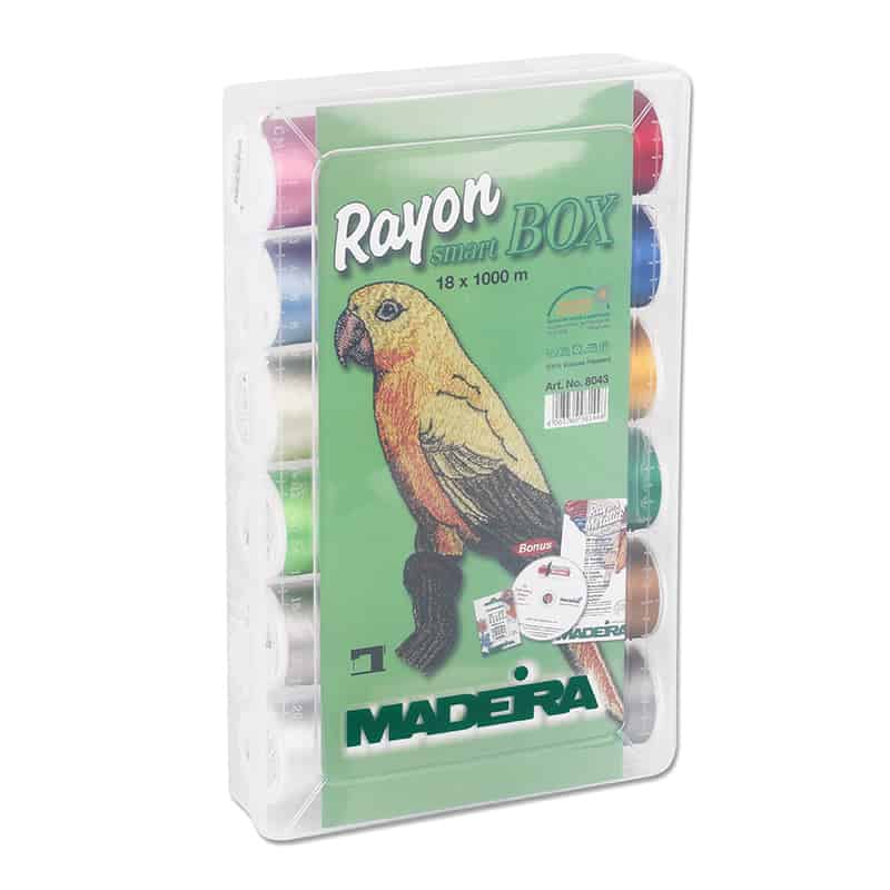 Madeira Smartbox Rayon No.40 (18 Farben/ 1000 m) — Naehmaschinen Liebling