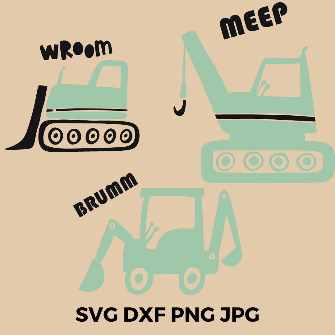 Plotterdatei Bundle Bagger — Naehmaschinen Liebling